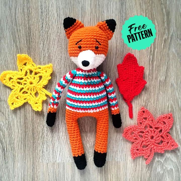 29 Free Crochet Fox Patterns - Solar Living Savvy