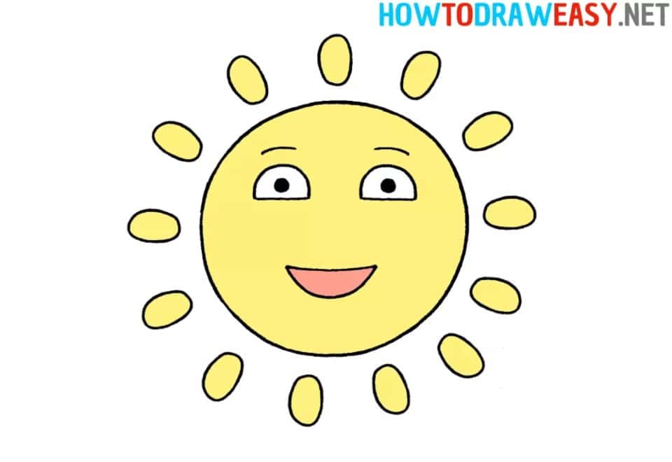 17 Easy Sun Drawing Ideas - Solar Living Savvy