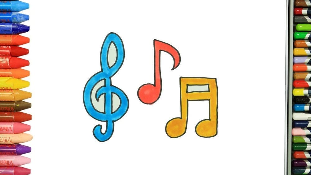 17 Easy Music Notes Drawing Ideas - Solar Living Savvy