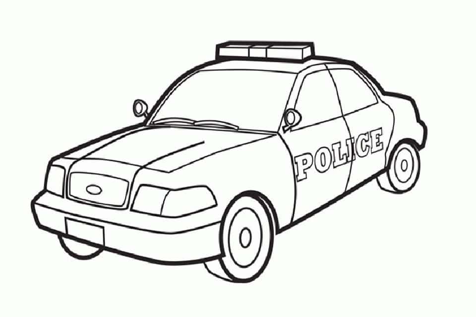 18 Free Police Car Coloring Pages For Kids And Adults - Solar Living Savvy