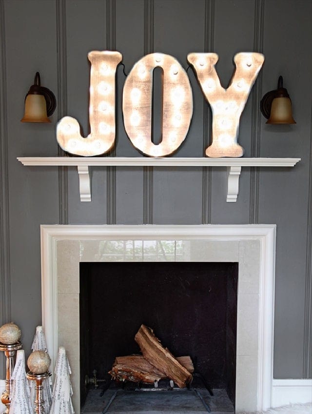 30 Easy Diy Marquee Letters - Solar Living Savvy