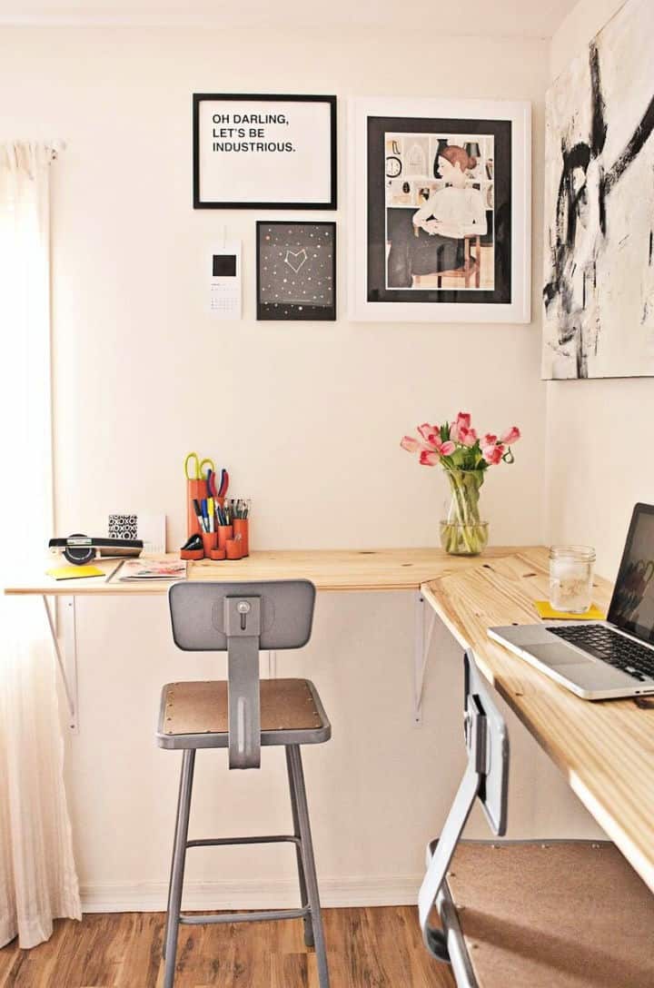 28 Diy Computer Desk Ideas And Plans To Build Your Own Desk - Solar ...