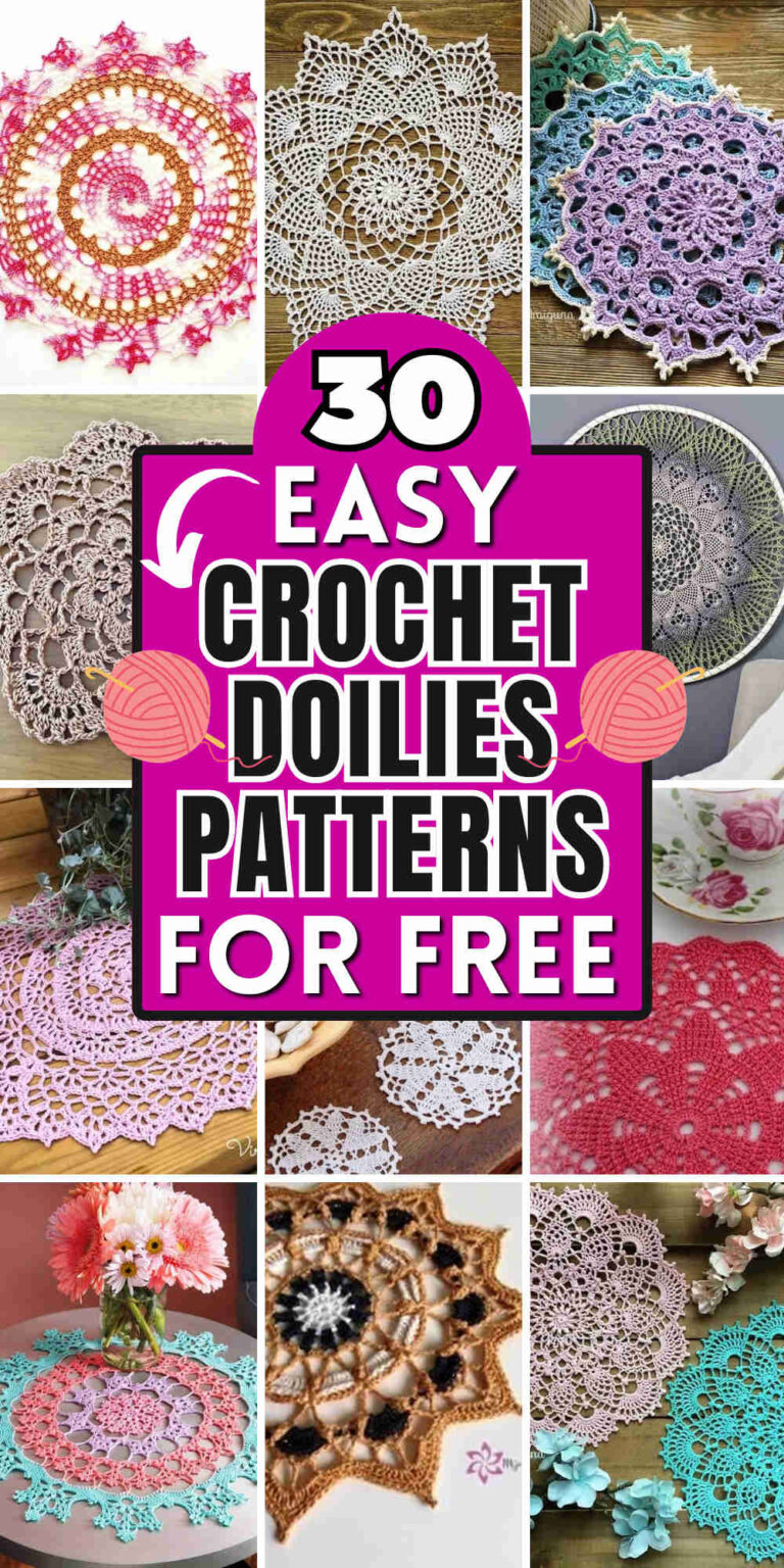 30 Beautiful & Free Crochet Doily Patterns You’ll Love! - Solar Living ...