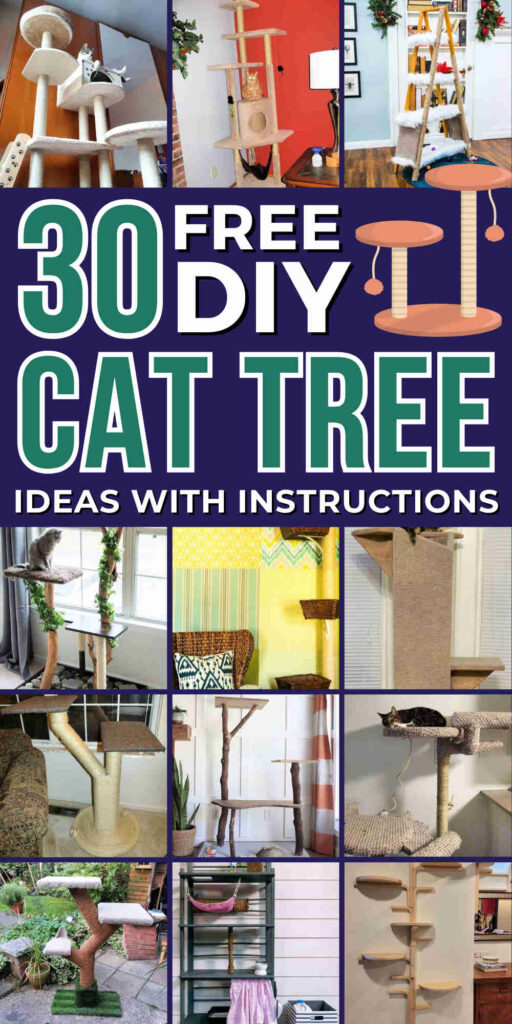 30 Fun and Creative DIY Cat Trees for Your Feline Friends - Solar ...