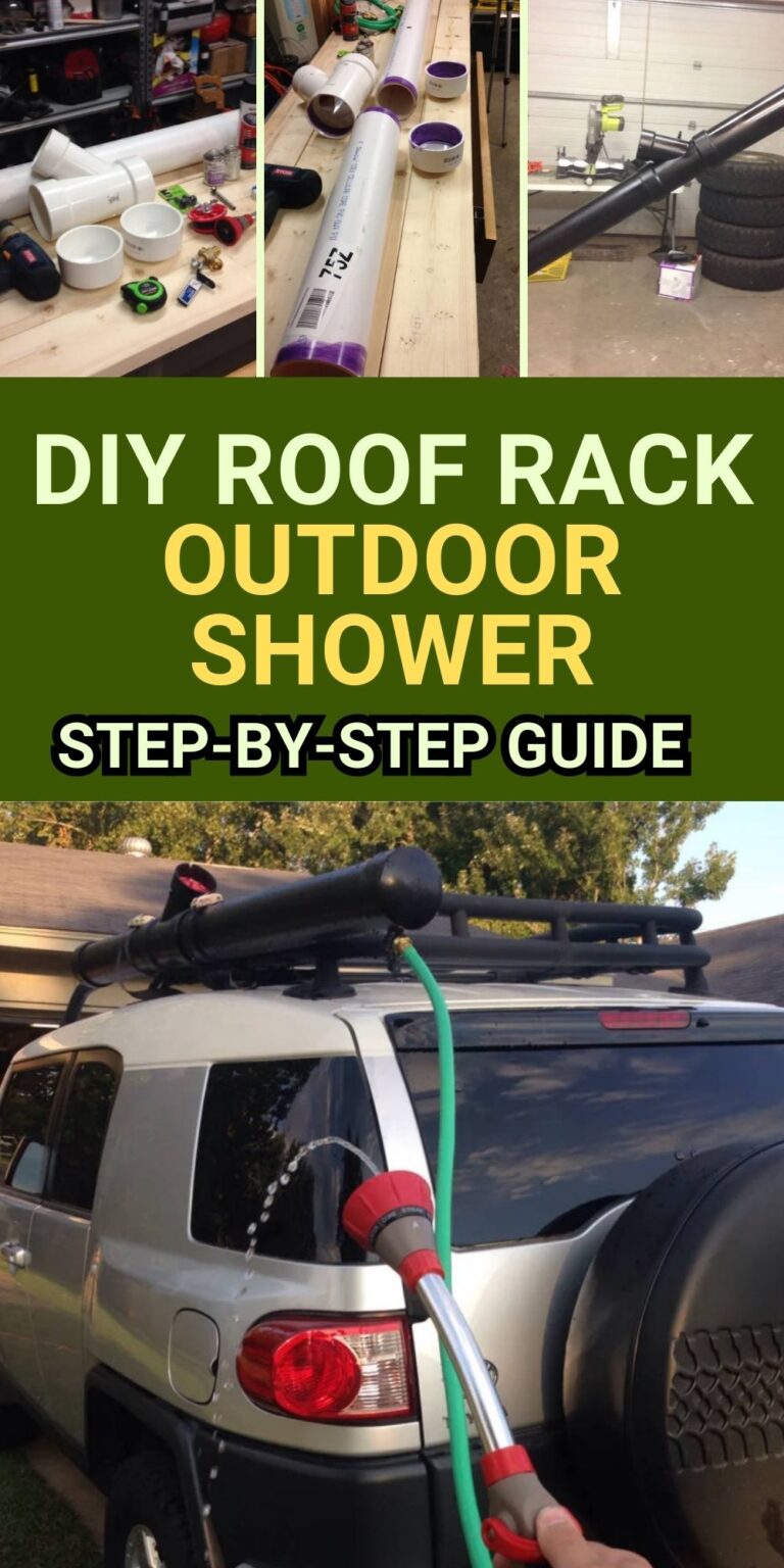 12 Steps to Build a Roof-Mounted Portable Shower - Solar Living Savvy